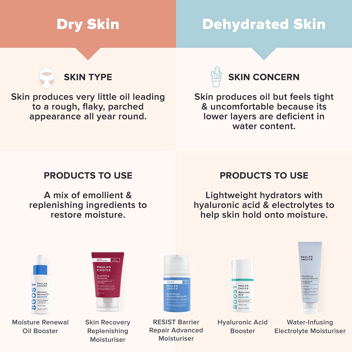 Dry vs Dehydrated Skin: Signs, Causes and Treatment
